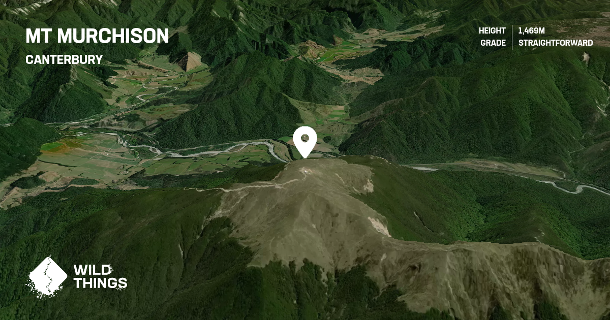 Mt Murchison, Canterbury, New Zealand - Peak Directory - Wild Things