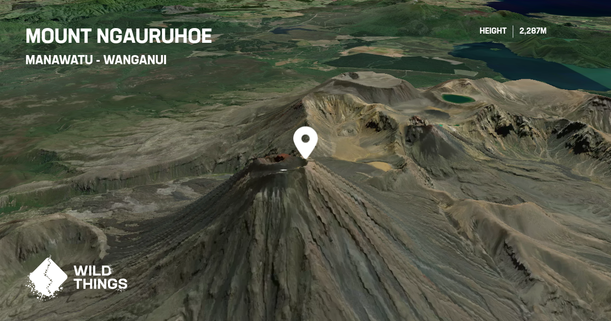 Mount Ngauruhoe, Manawatu - Wanganui, New Zealand - Peak Directory ...