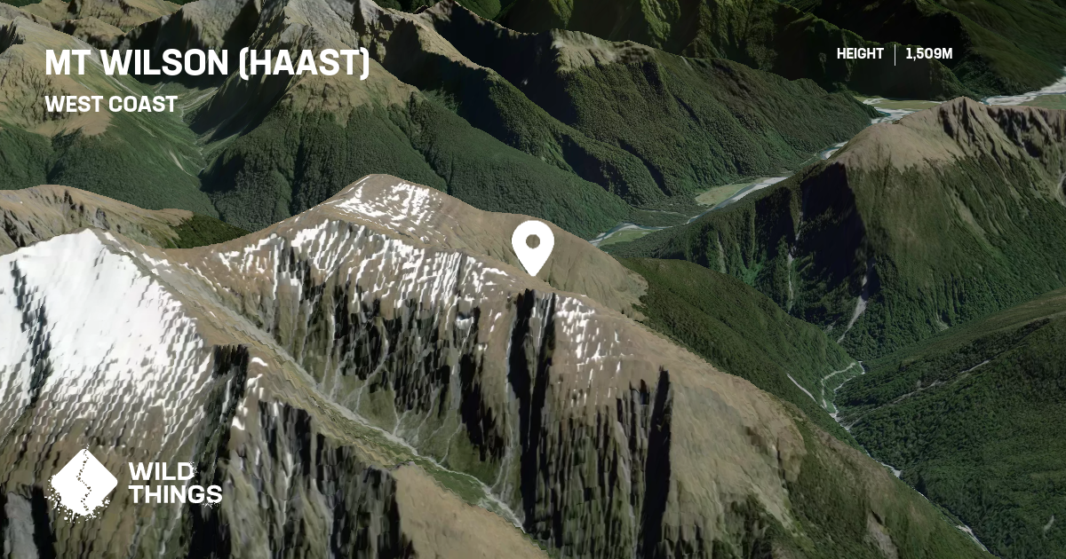 Mt Wilson (Haast), West Coast, New Zealand - Peak Directory - Wild Things