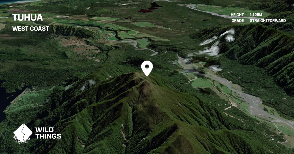 Tuhua, West Coast, New Zealand - Peak Directory - Wild Things