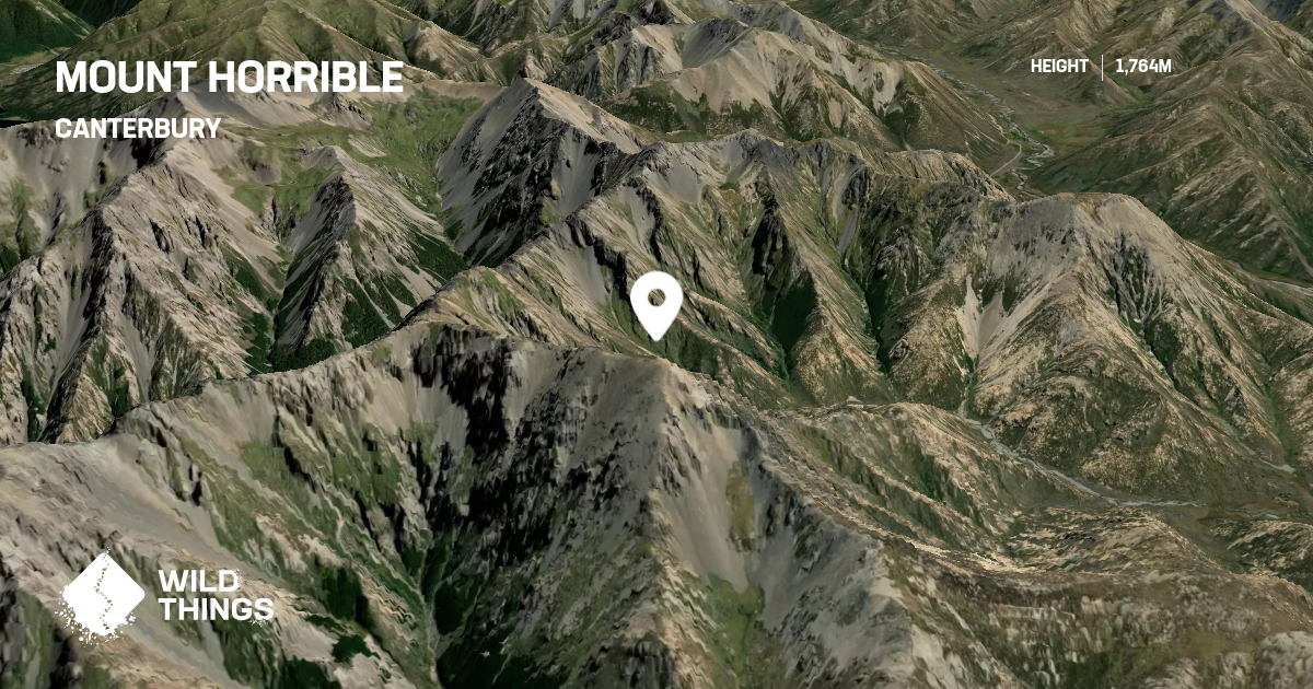 Mount Horrible, Canterbury, New Zealand - Peak Directory - Wild Things