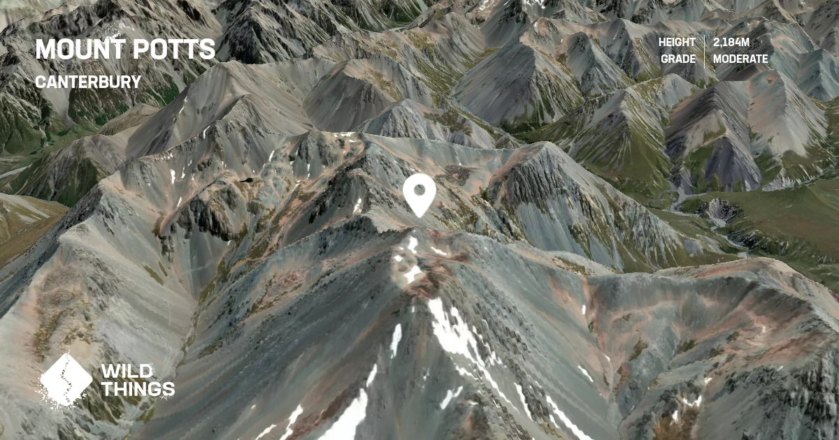 Mount Potts, Canterbury, New Zealand - Peak Directory - Wild Things
