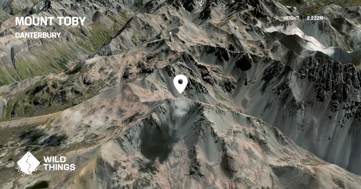 Mount Toby, Canterbury, New Zealand - Peak Directory - Wild Things