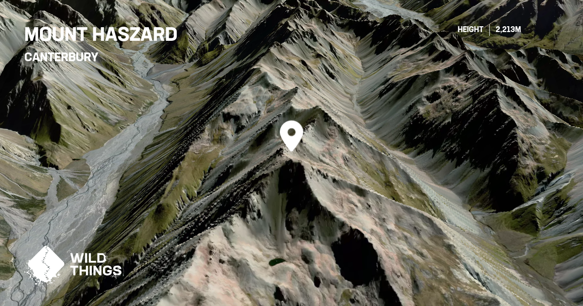 Mount Haszard, Canterbury, New Zealand - Peak Directory - Wild Things