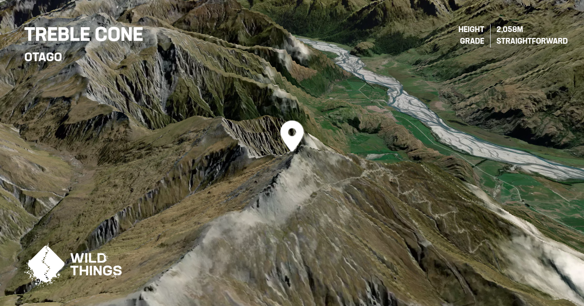 Treble Cone, Otago, New Zealand - Peak Directory - Wild Things