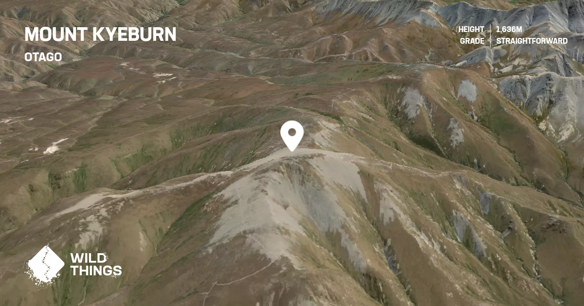 Mount Kyeburn, Otago, New Zealand - Peak Directory - Wild Things
