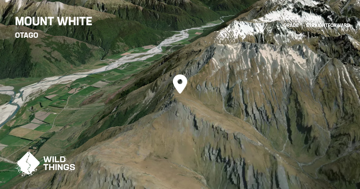 Mount White, Otago, New Zealand - Peak Directory - Wild Things