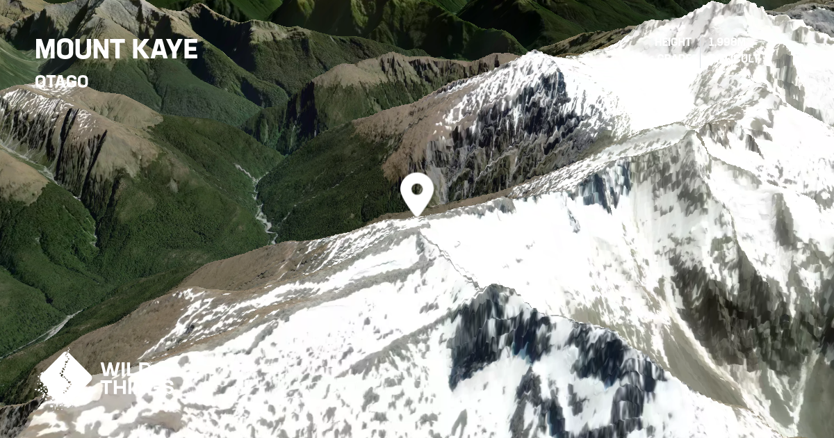 Mount Kaye, Otago, New Zealand - Peak Directory - Wild Things