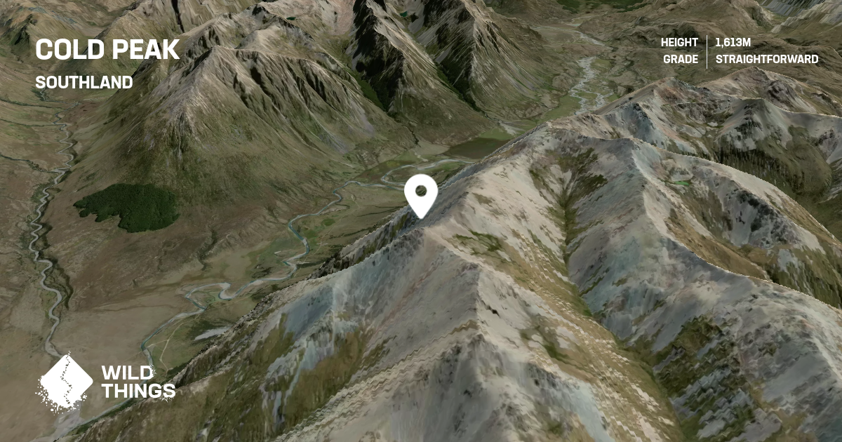 Cold Peak, Southland, New Zealand - Peak Directory - Wild Things