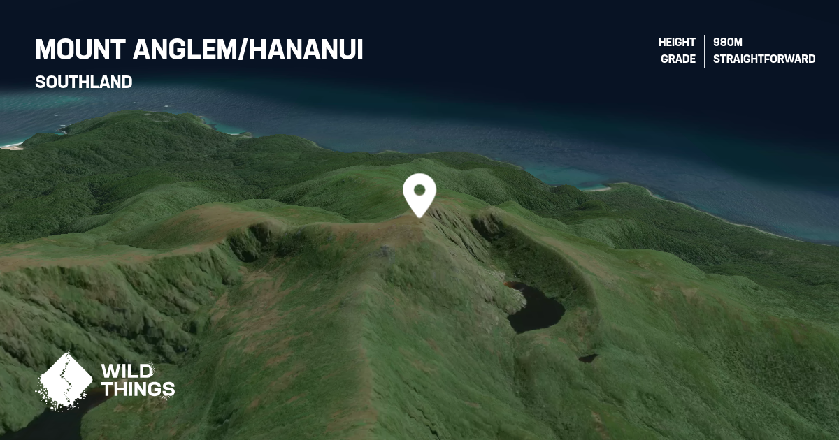 Mount Anglem/Hananui, Southland, New Zealand - Peak Directory - Wild Things