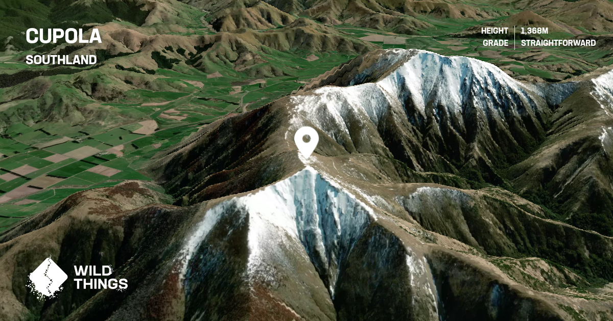 Cupola, Southland, New Zealand - Peak Directory - Wild Things