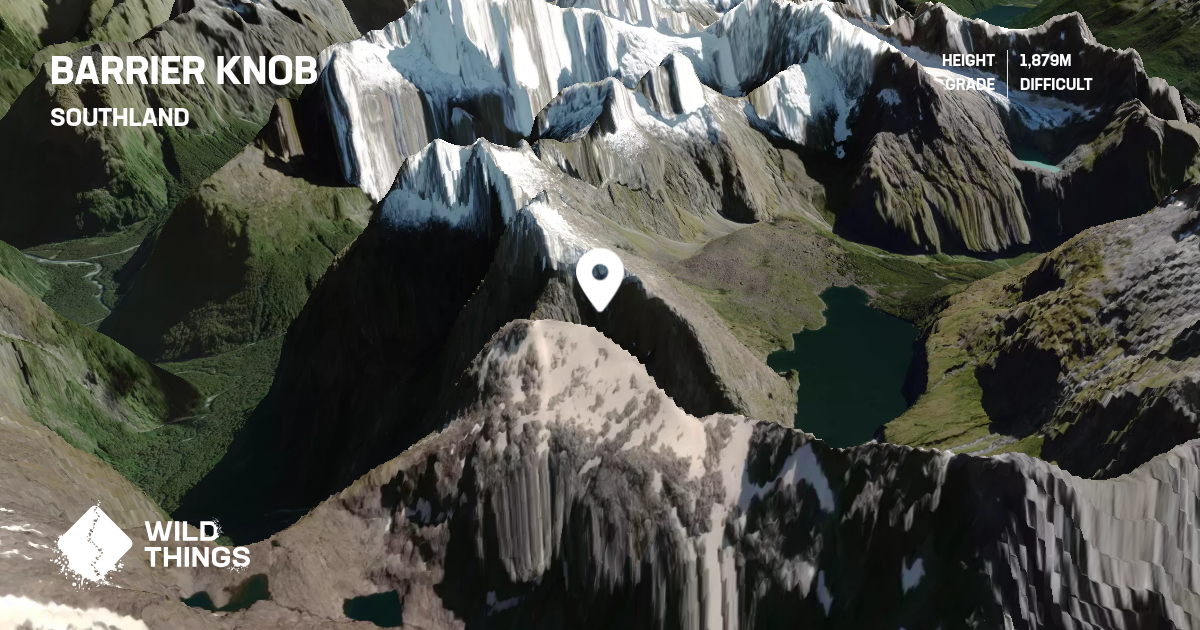 Barrier Knob, Southland, New Zealand - Peak Directory - Wild Things