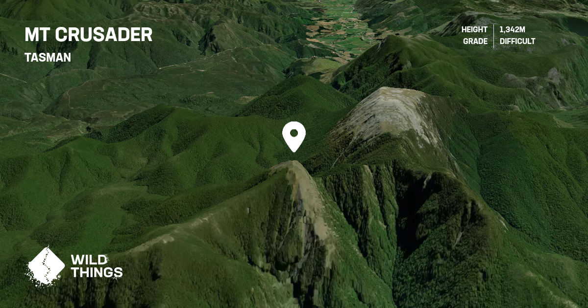 Mt Crusader, Tasman, New Zealand - Peak Directory - Wild Things