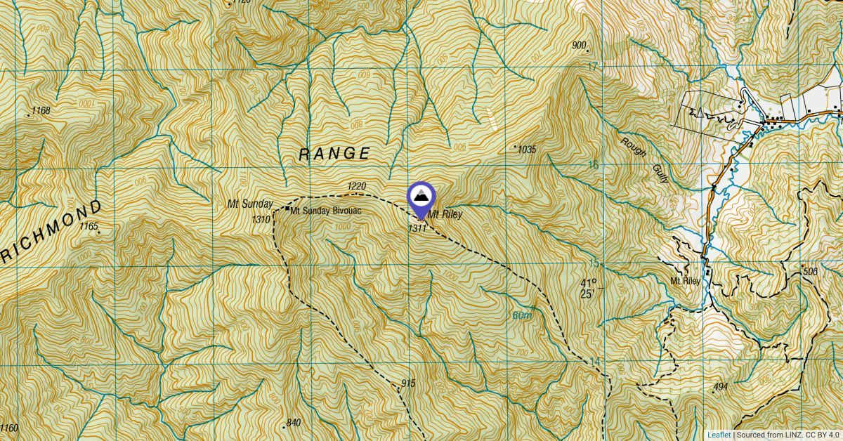 Mount Riley, Marlborough - Peak Directory - Wild Things