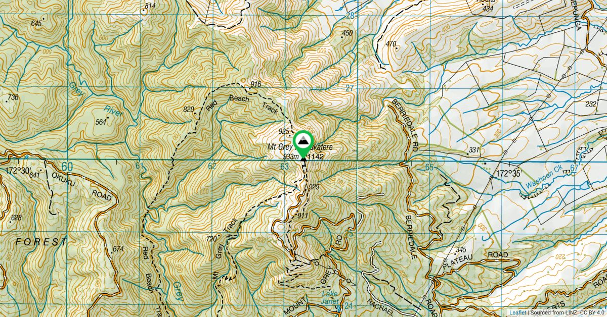 Mount Grey/Maukatere, Canterbury - Peak Directory - Wild Things