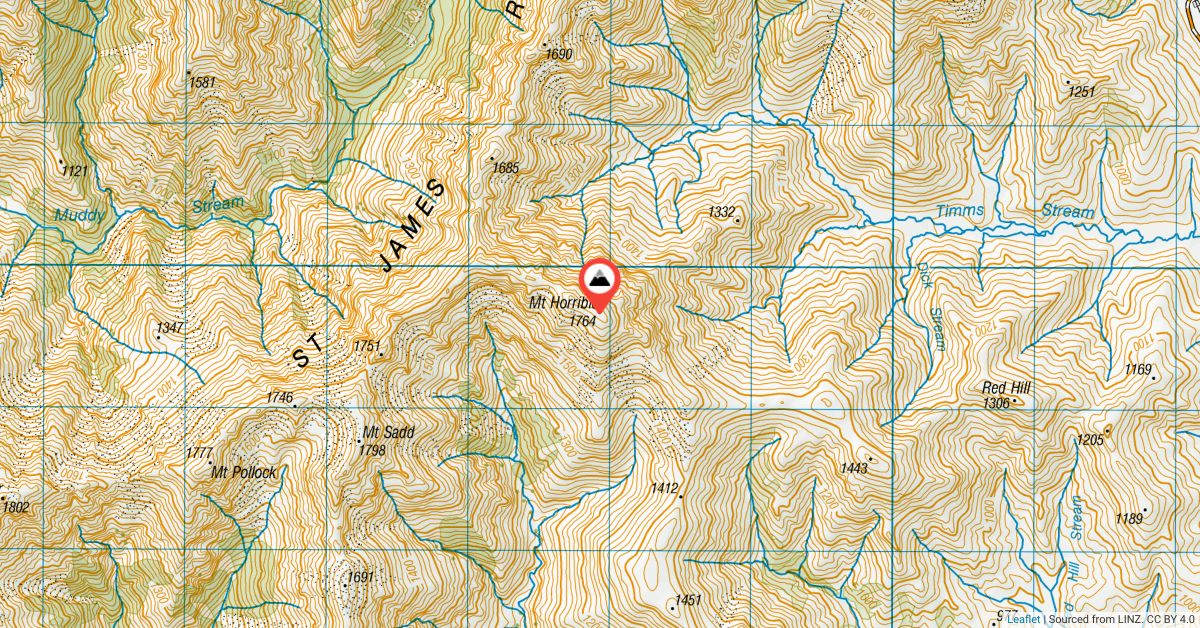 Mount Horrible, Canterbury - Peak Directory - Wild Things