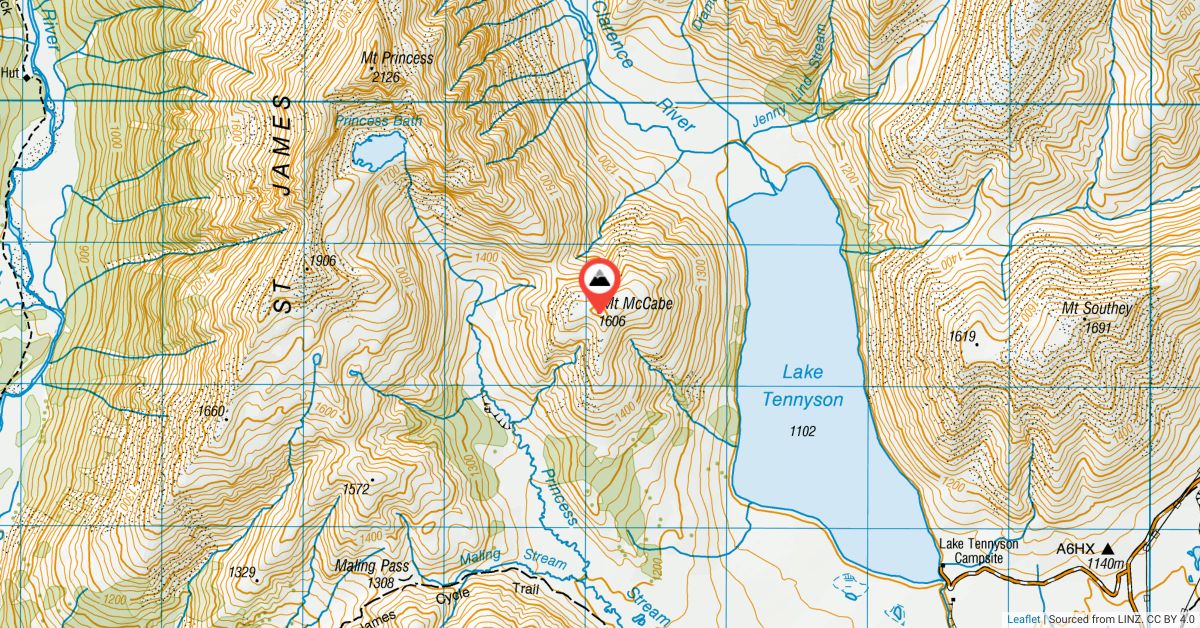 Mount McCabe, Canterbury - Peak Directory - Wild Things