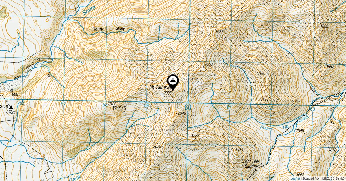 Mount Catherine, Canterbury - Peak Directory - Wild Things