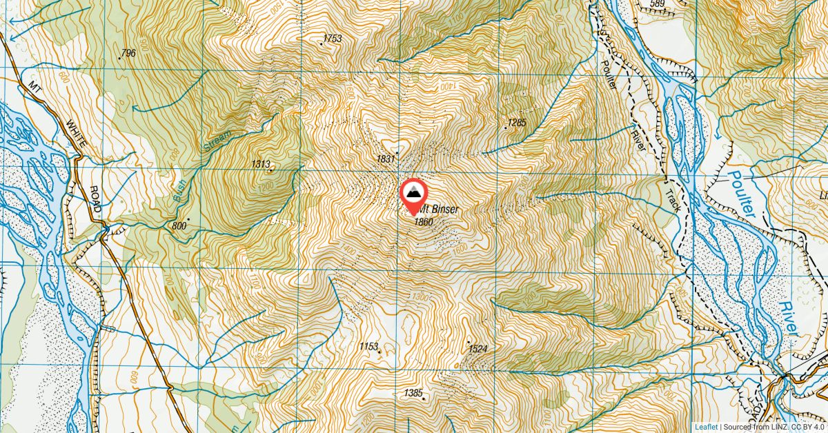 Mount Binser, Canterbury - Peak Directory - Wild Things