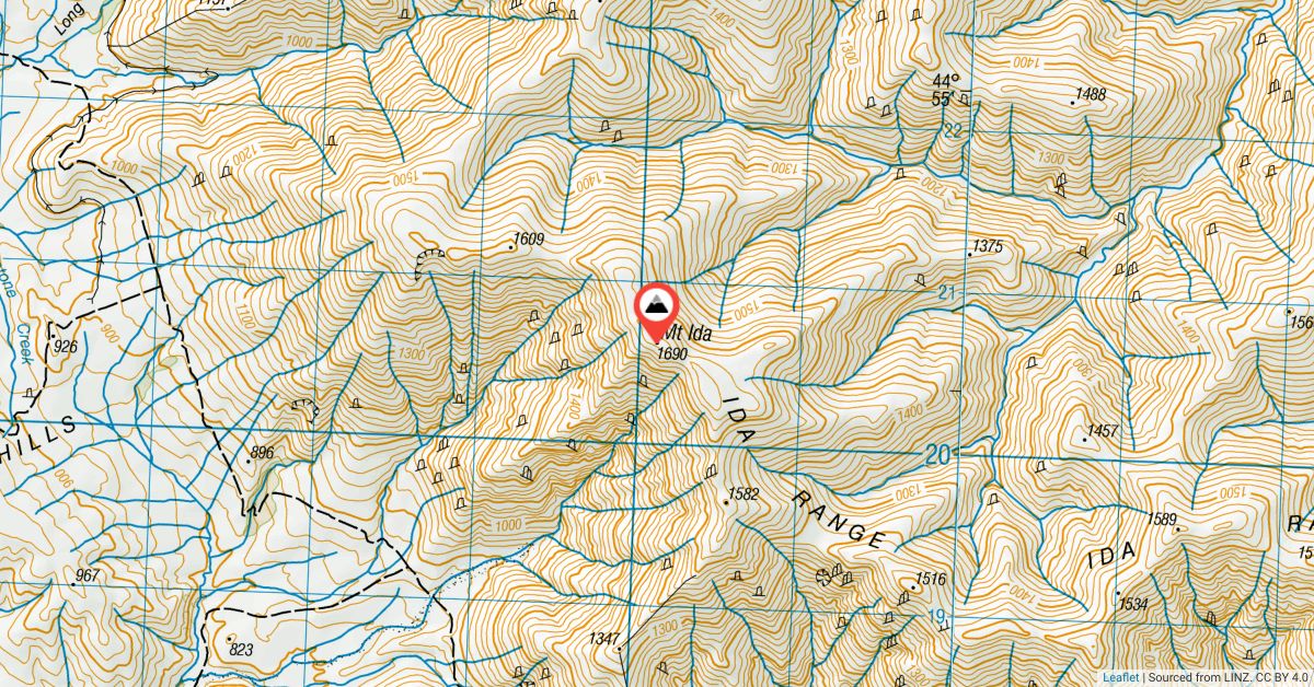 Mount Ida, Canterbury - Peak Directory - Wild Things