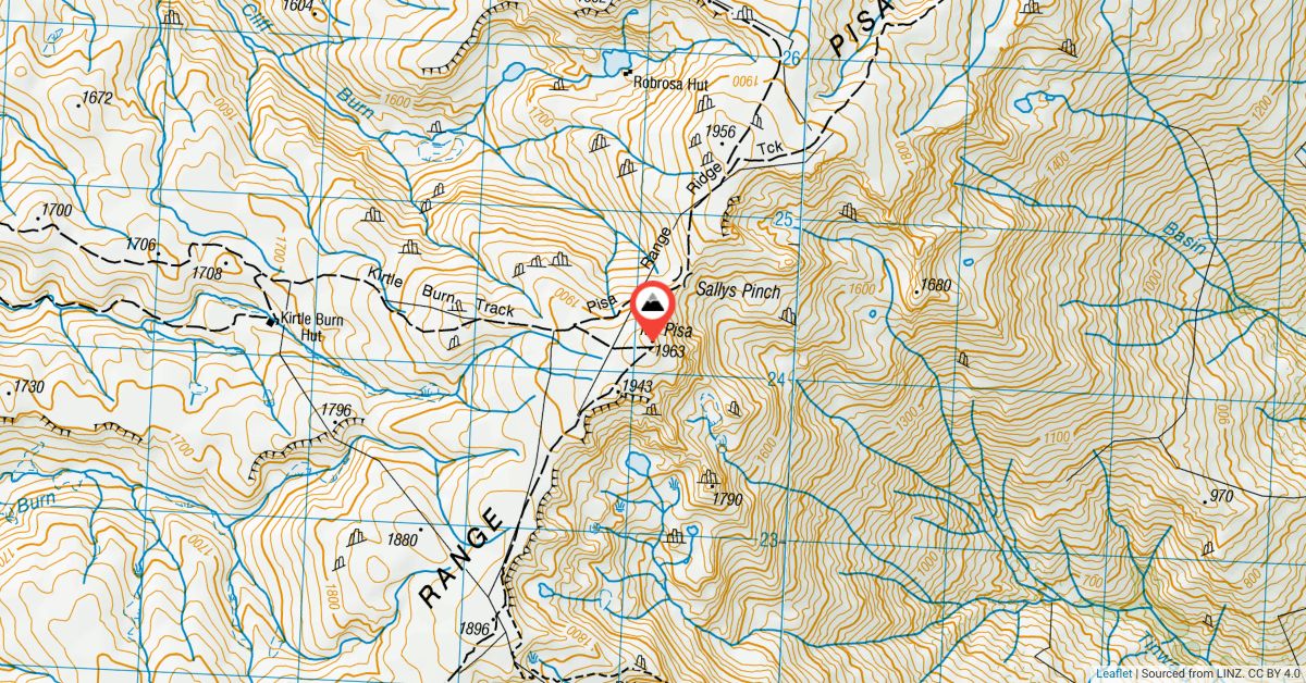 Mount Pisa , Otago - Peak Directory - Wild Things