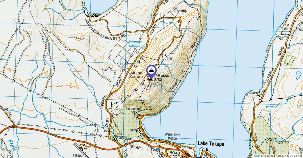Mount John, Canterbury - Peak Directory - Wild Things