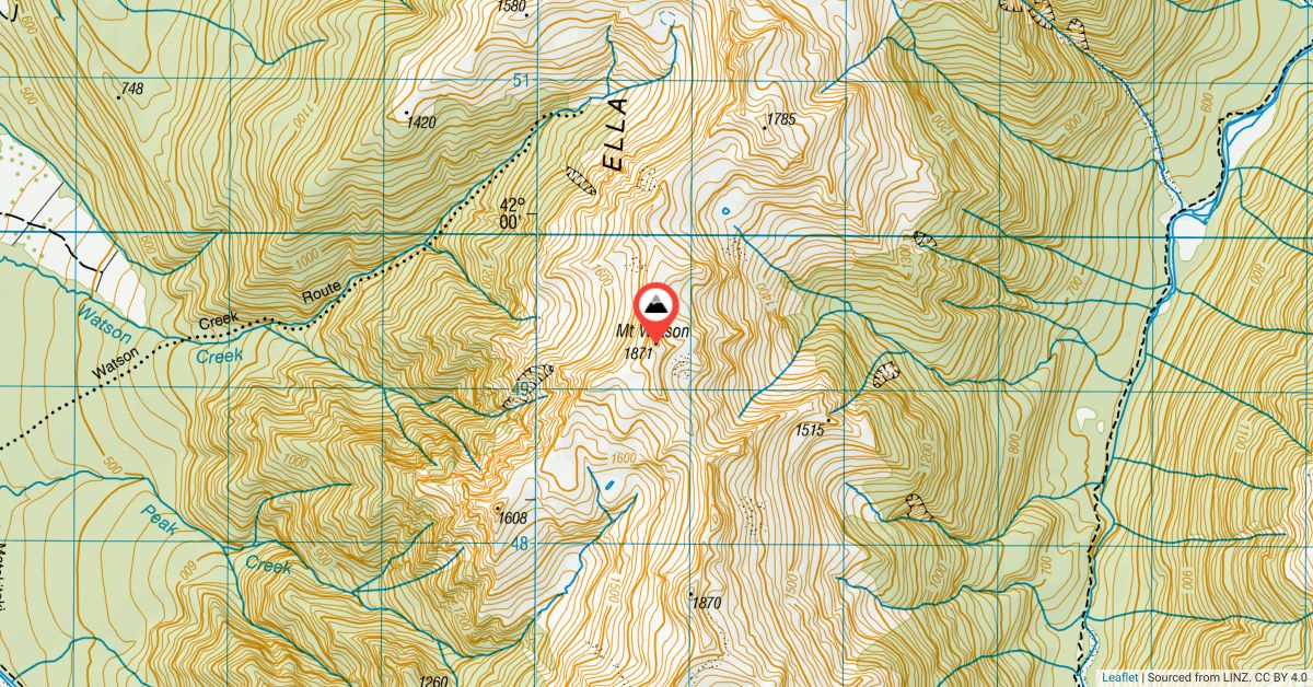 Mount Watson, Tasman - Peak Directory - Wild Things