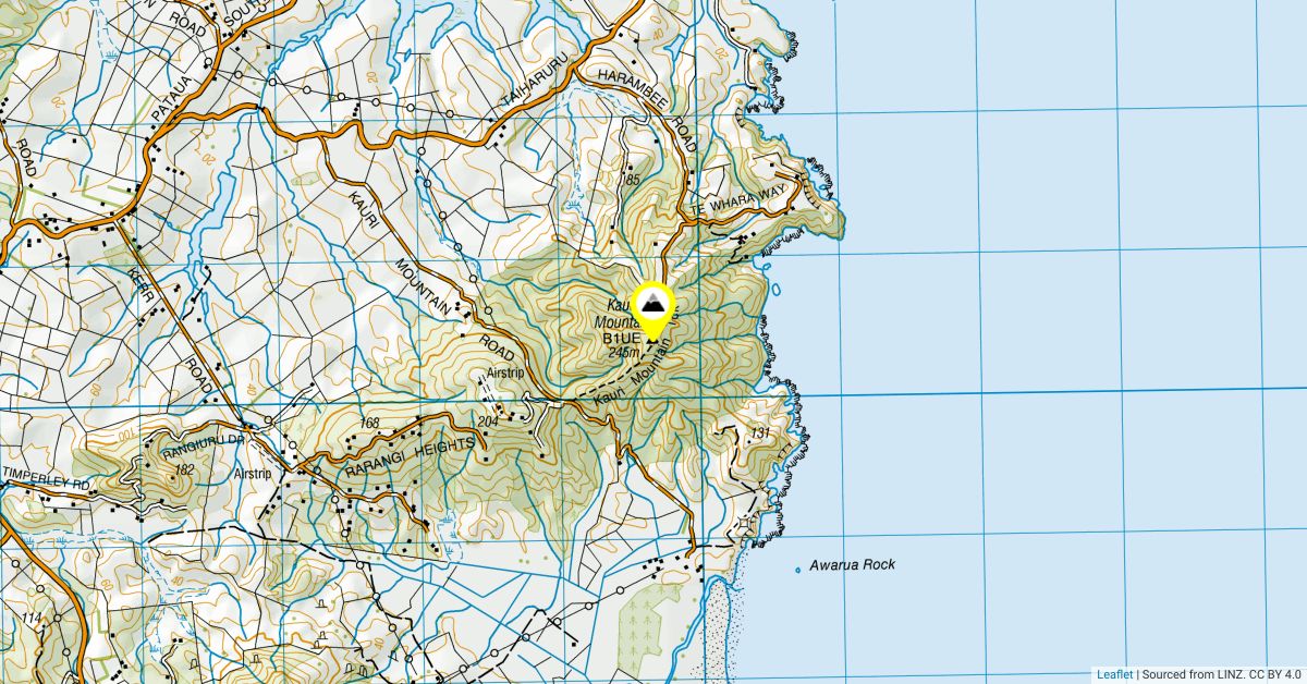 Kauri Mountain, Northland - Peak Directory - Wild Things