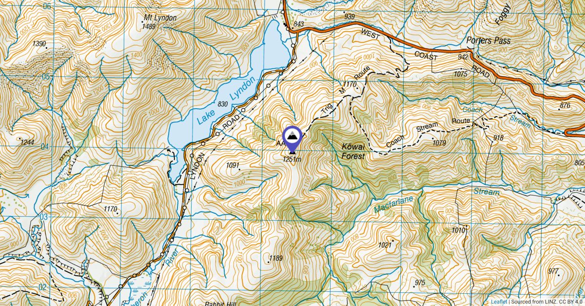 Trig M, Canterbury - Peak Directory - Wild Things