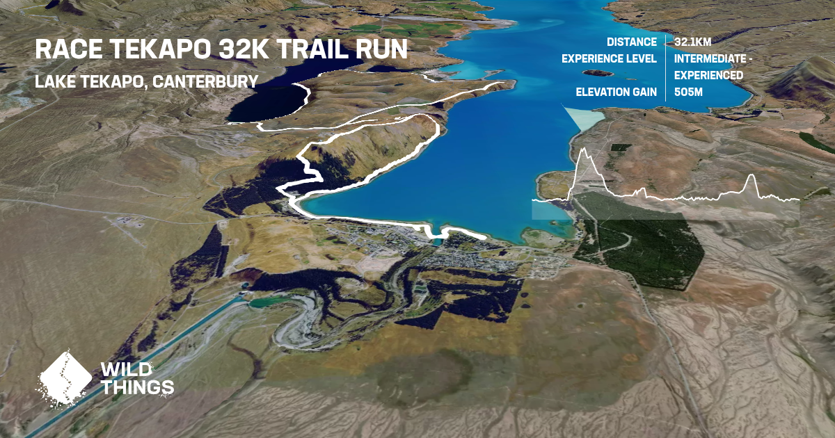 Race Tekapo 32km Trail Run, Canterbury, New Zealand - Trail Running ...