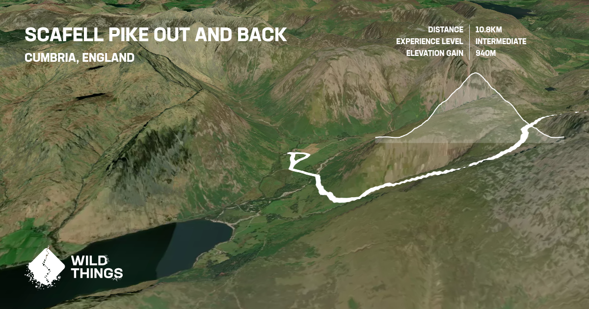 Scafell Pike Out and back, England, UK and Ireland - Trail Running ...