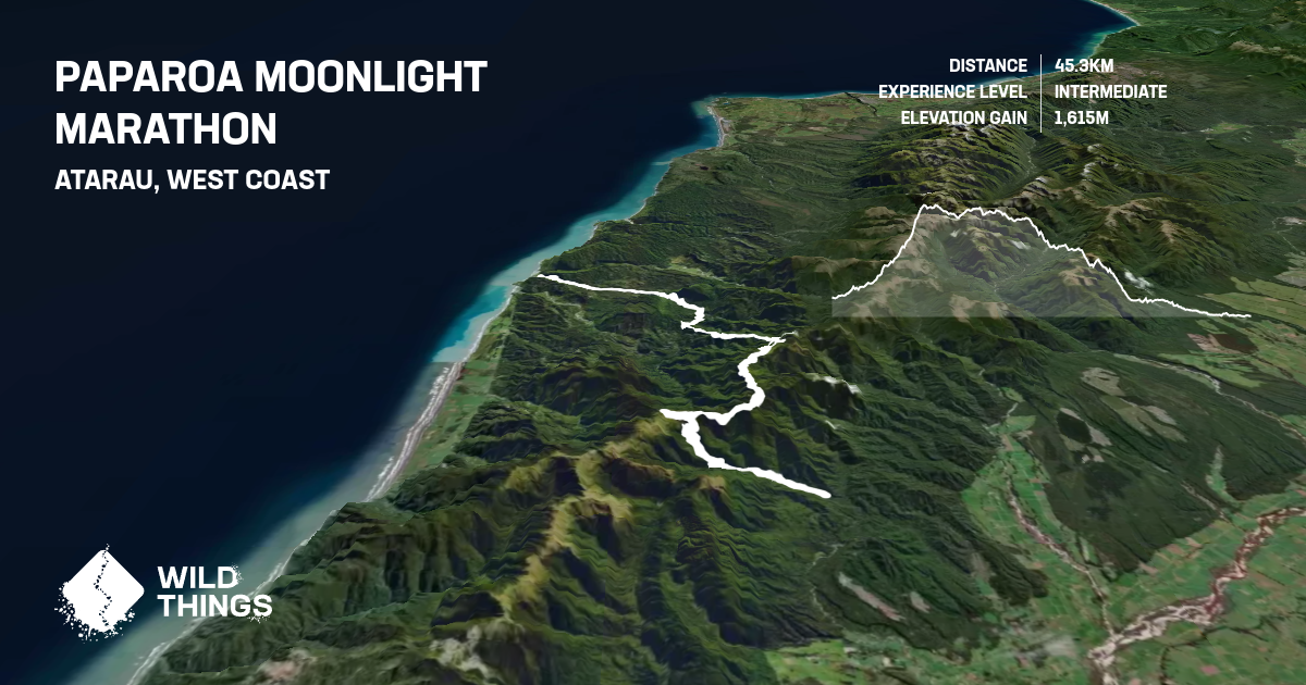 Paparoa Moonlight Marathon, West Coast, New Zealand - Trail Running ...