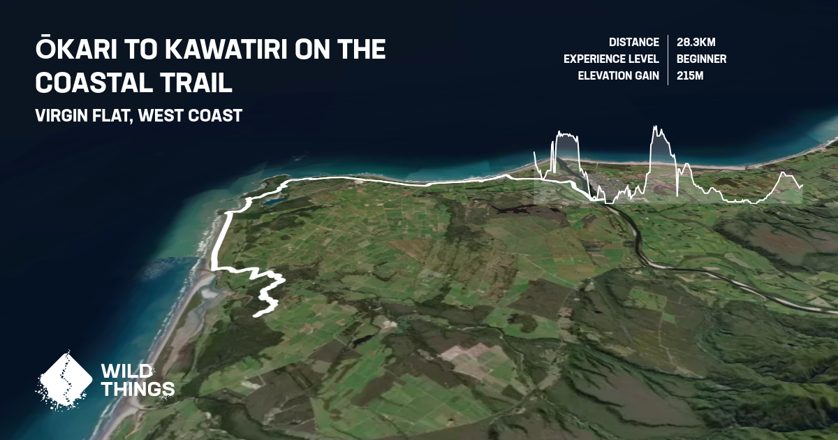 Ōkari to Kawatiri on the Coastal Trail, West Coast, New Zealand - Trail ...