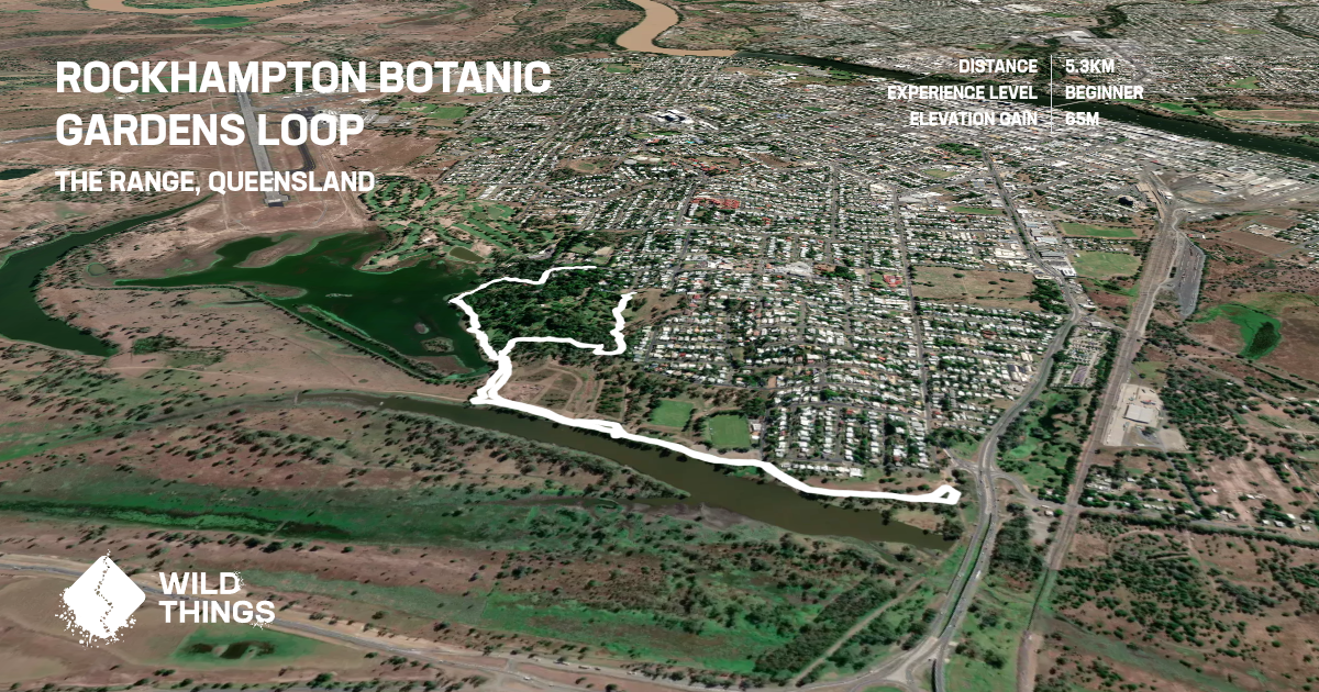 Rockhampton Botanic Gardens Loop, Queensland, Australia - Trail Running ...