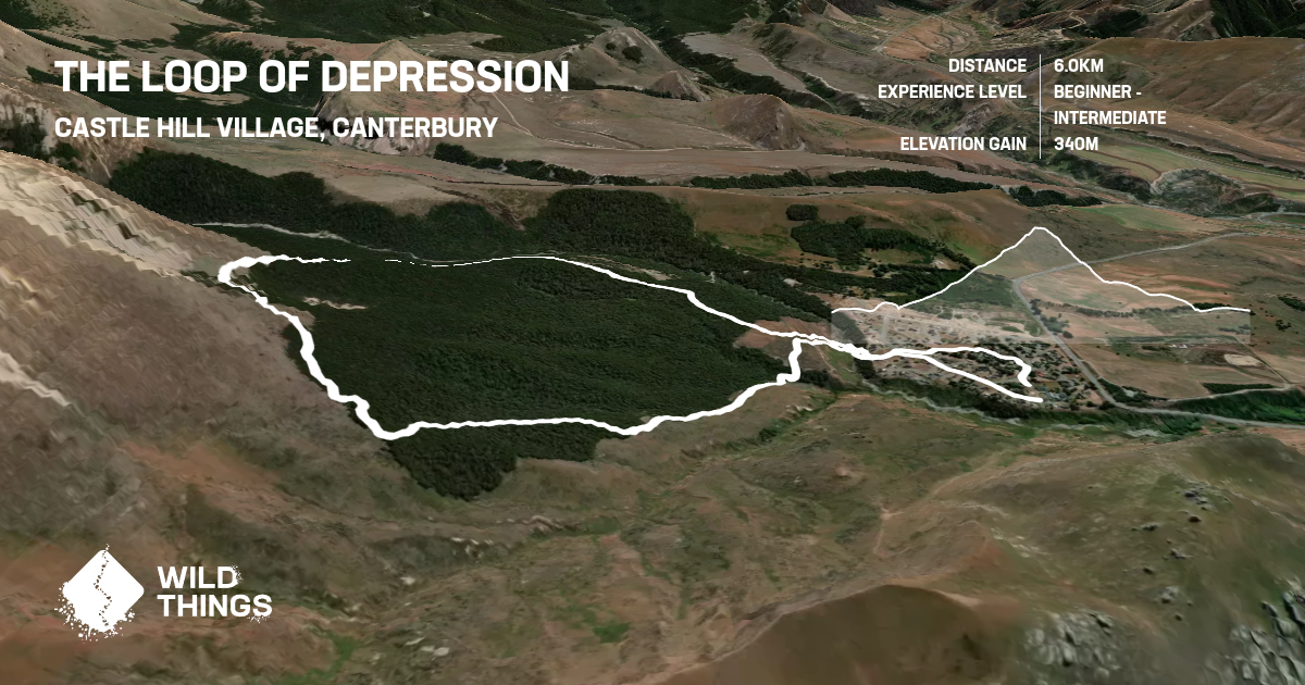 The Loop of Depression, Canterbury, New Zealand - Trail Running ...