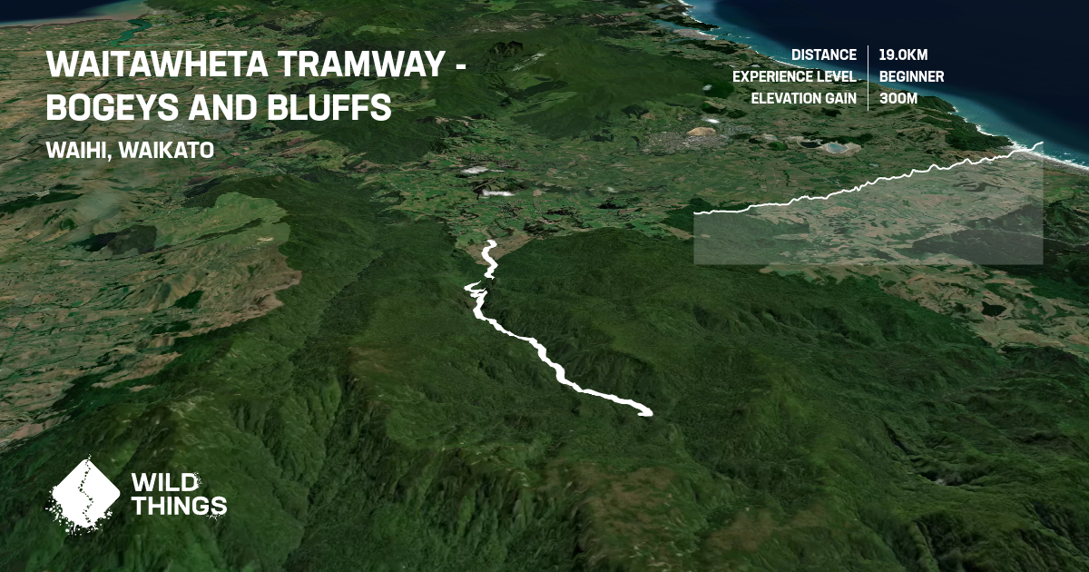 Waitawheta Tramway - Bogeys and Bluffs, Waikato, New Zealand - Trail ...
