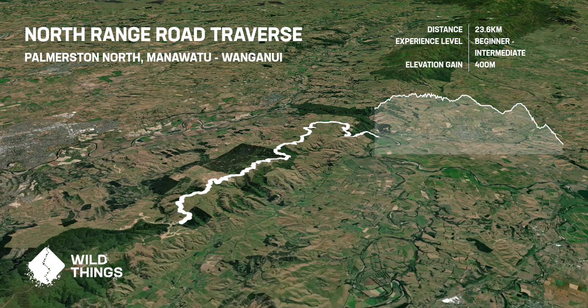 North Range Road Traverse, Manawatu - Wanganui, New Zealand - Trail ...