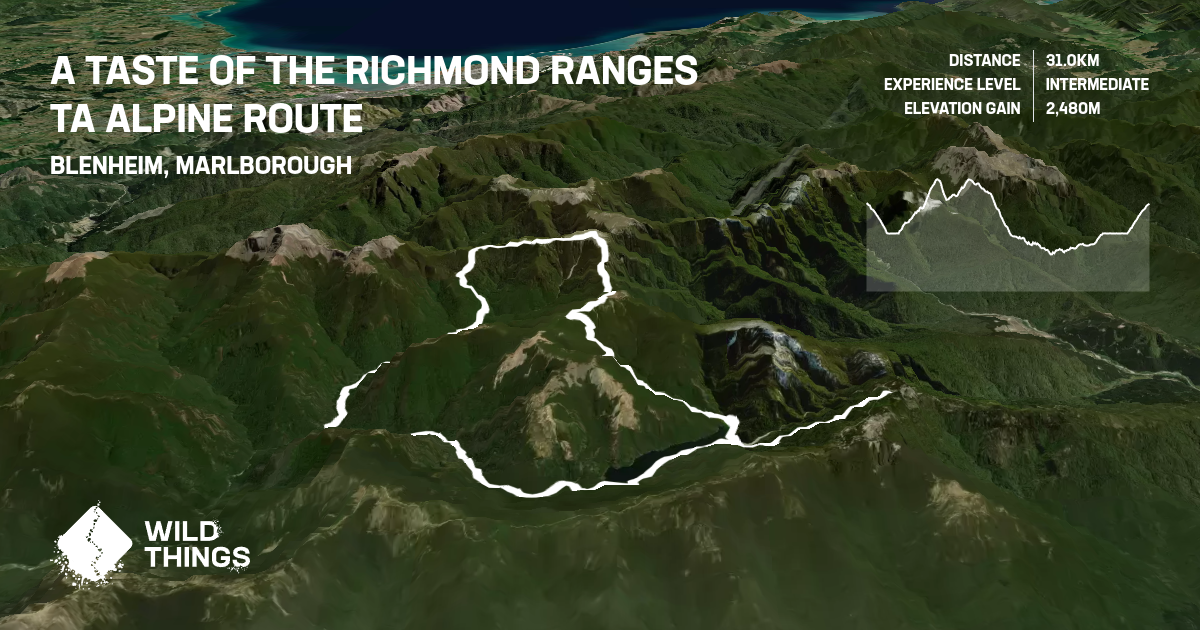 A taste of the Richmond Ranges TA Alpine route, Marlborough, New ...