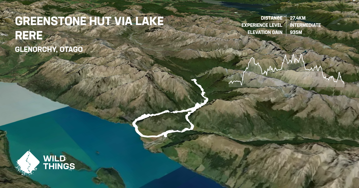 Greenstone Hut via Lake Rere, Otago, New Zealand - Trail Running ...