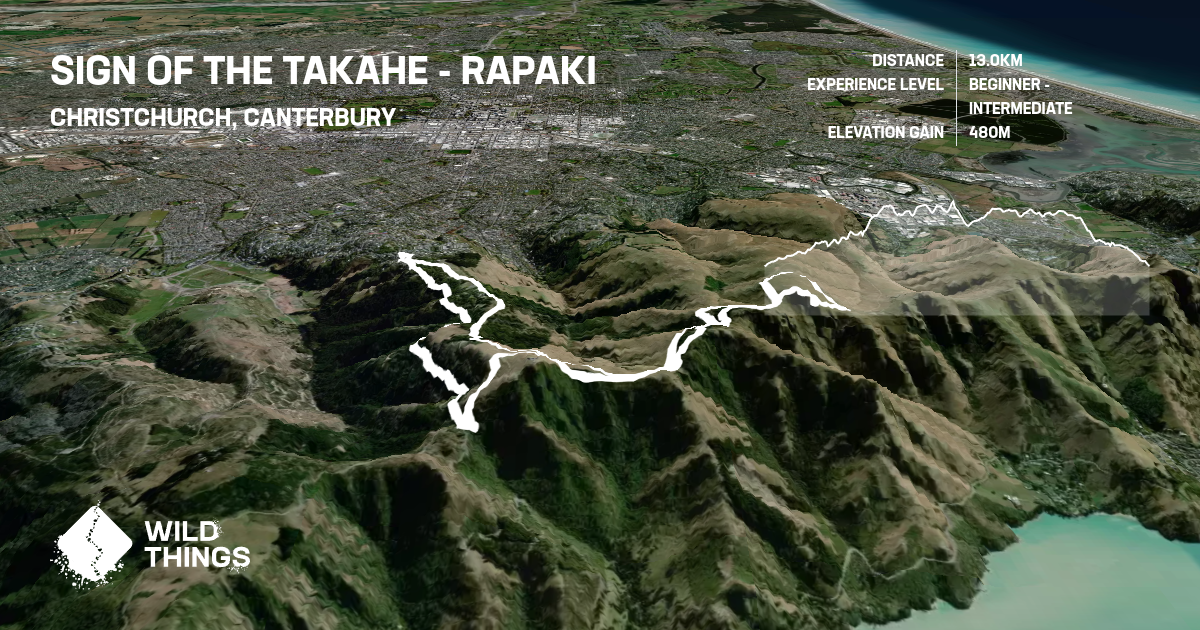 Sign Of The Takahe - Rapaki, Canterbury, New Zealand - Trail Running ...