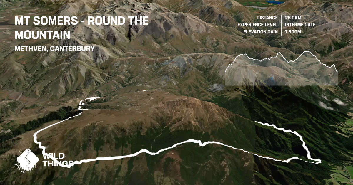 Mt Somers - Round The Mountain, Canterbury, New Zealand - Trail Running ...