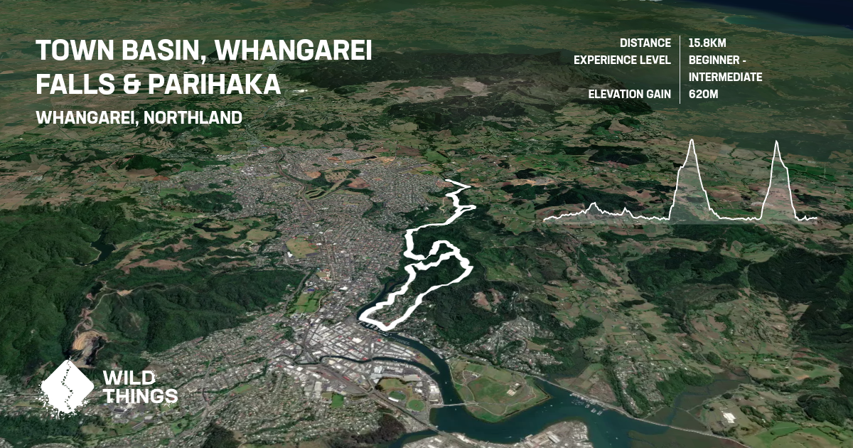Town Basin, Whangarei Falls & Parihaka , Northland, New Zealand - Trail ...