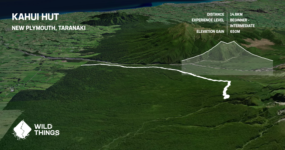 Kahui Hut, Taranaki, New Zealand - Trail Running Directory - Wild Things