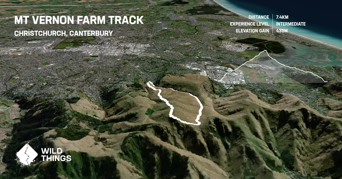 Mt Vernon Farm Track , Canterbury, New Zealand - Trail Running ...