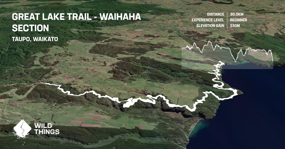 Great Lake Trail - Waihaha Section, Waikato, New Zealand - Trail ...